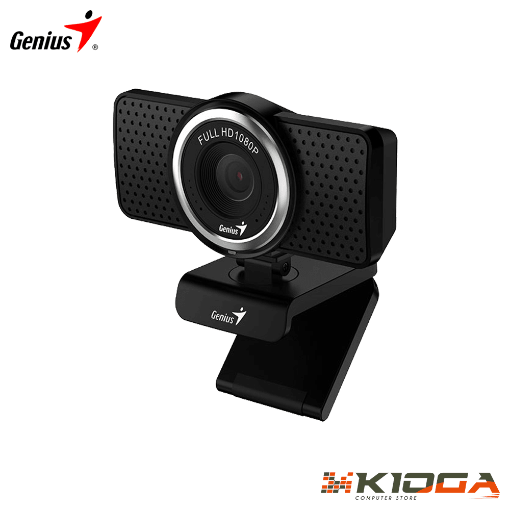 WEBCAM GENIUS ECAM 8000 FHD 1080P USB BLACK | KIOGA COMPUTER STORE