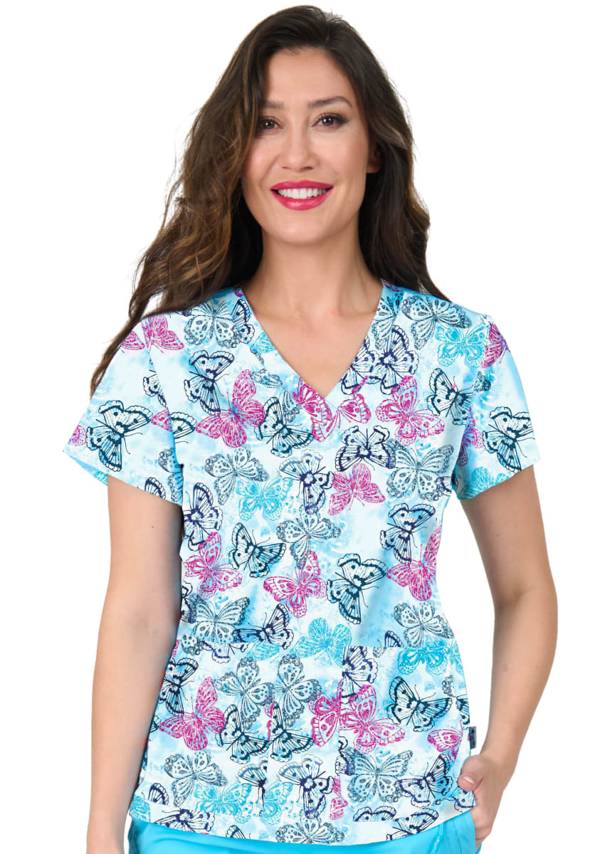 1054 Top - Fancy Flutter | Dra Marian - Scrubs y Uniformes Médicos
