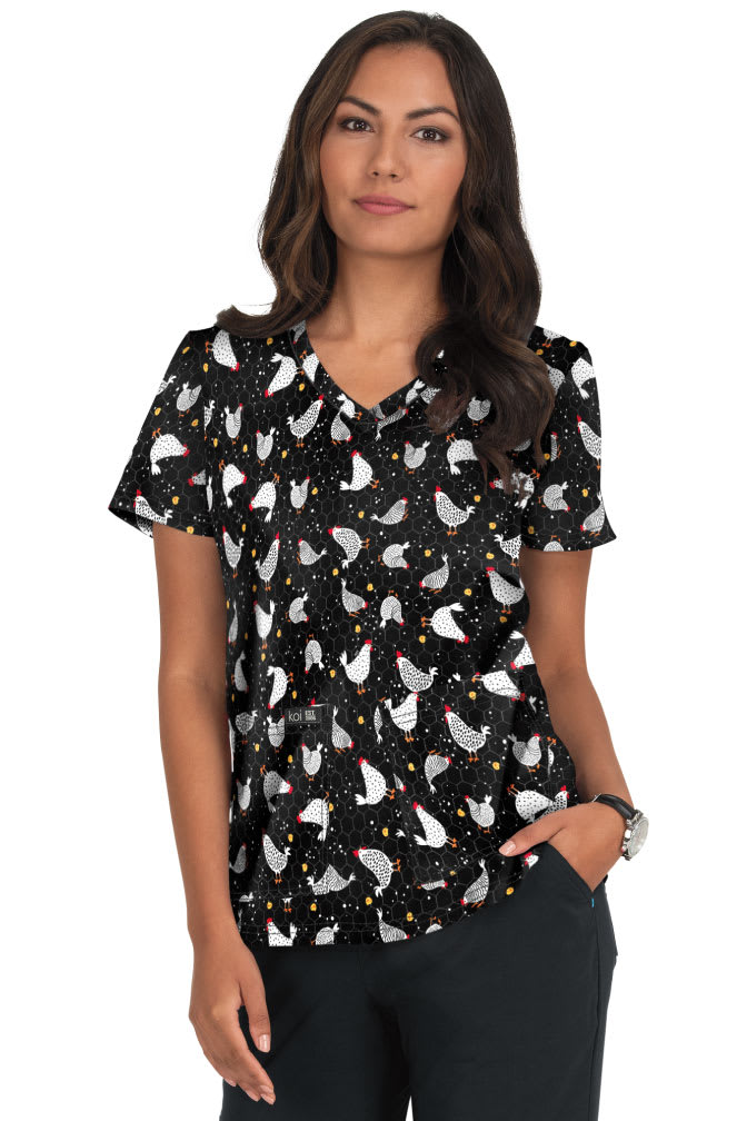 Leslie 384Pr Top - Chicken Scratch | Dra Marian - Scrubs y Uniformes ...