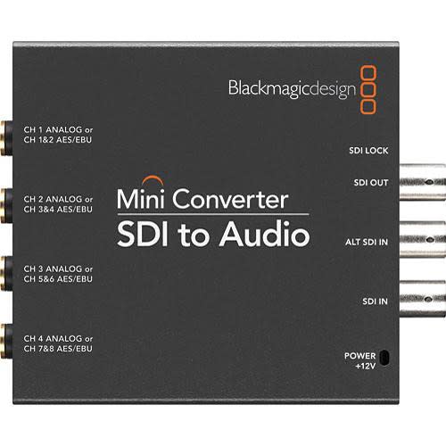 Blackmagic Design SDI to Audio Mini Converter | UltraCanal
