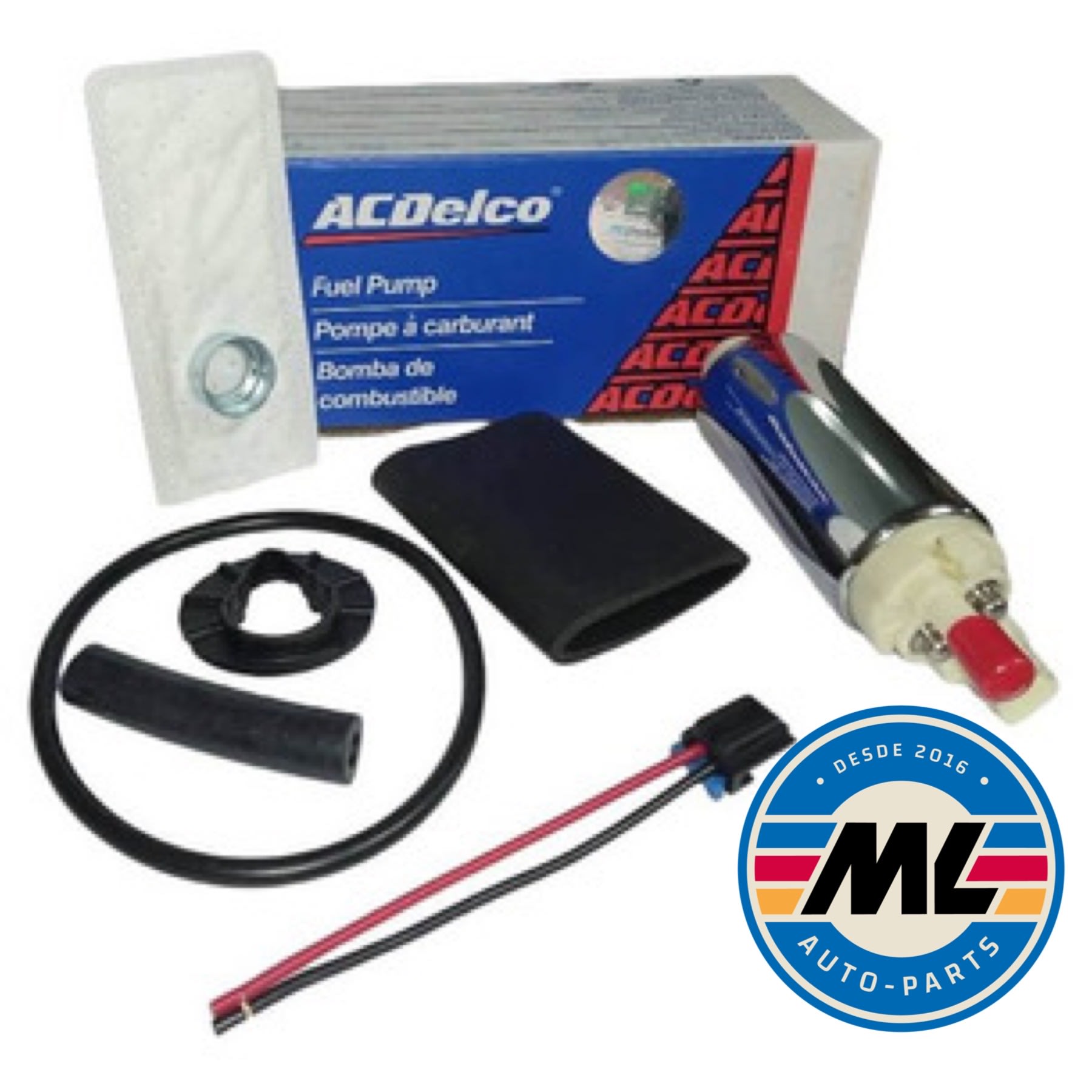 Bomba bencina TBI Chevy Acdelco EP386 V6-V8 y 4 Cil. | ML AUTO PARTS