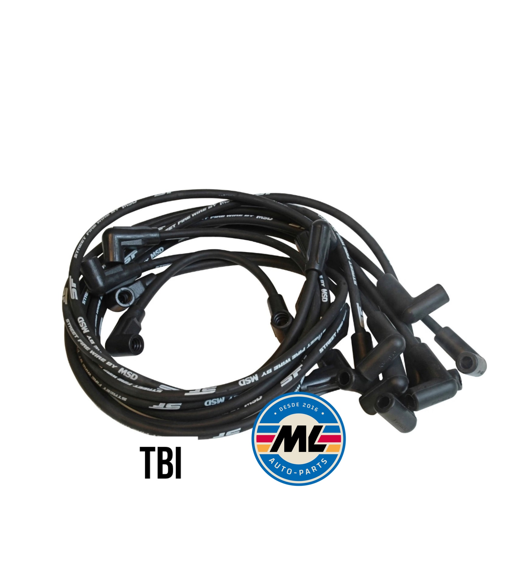 Cables Bujías MSD 5562 Chevy TBI V6-V8 87-95 | ML AUTO PARTS