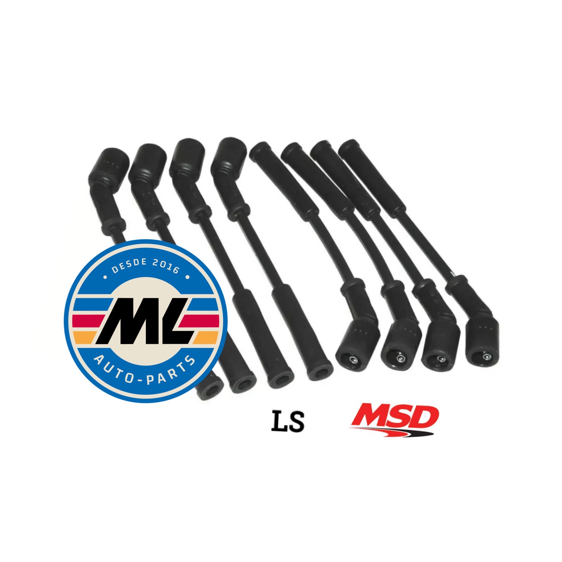 Cables bujías MSD 5574 Chevy V8 LS 99-05 MSD 5574 | ML AUTO PARTS