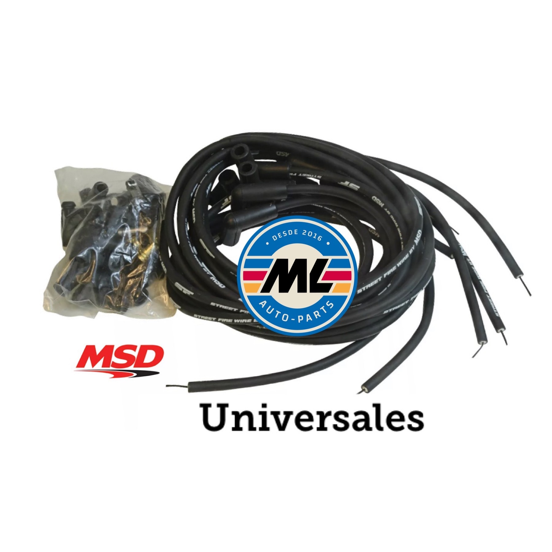 Cables bujías Universales HEI MSD 5552 | ML AUTO PARTS