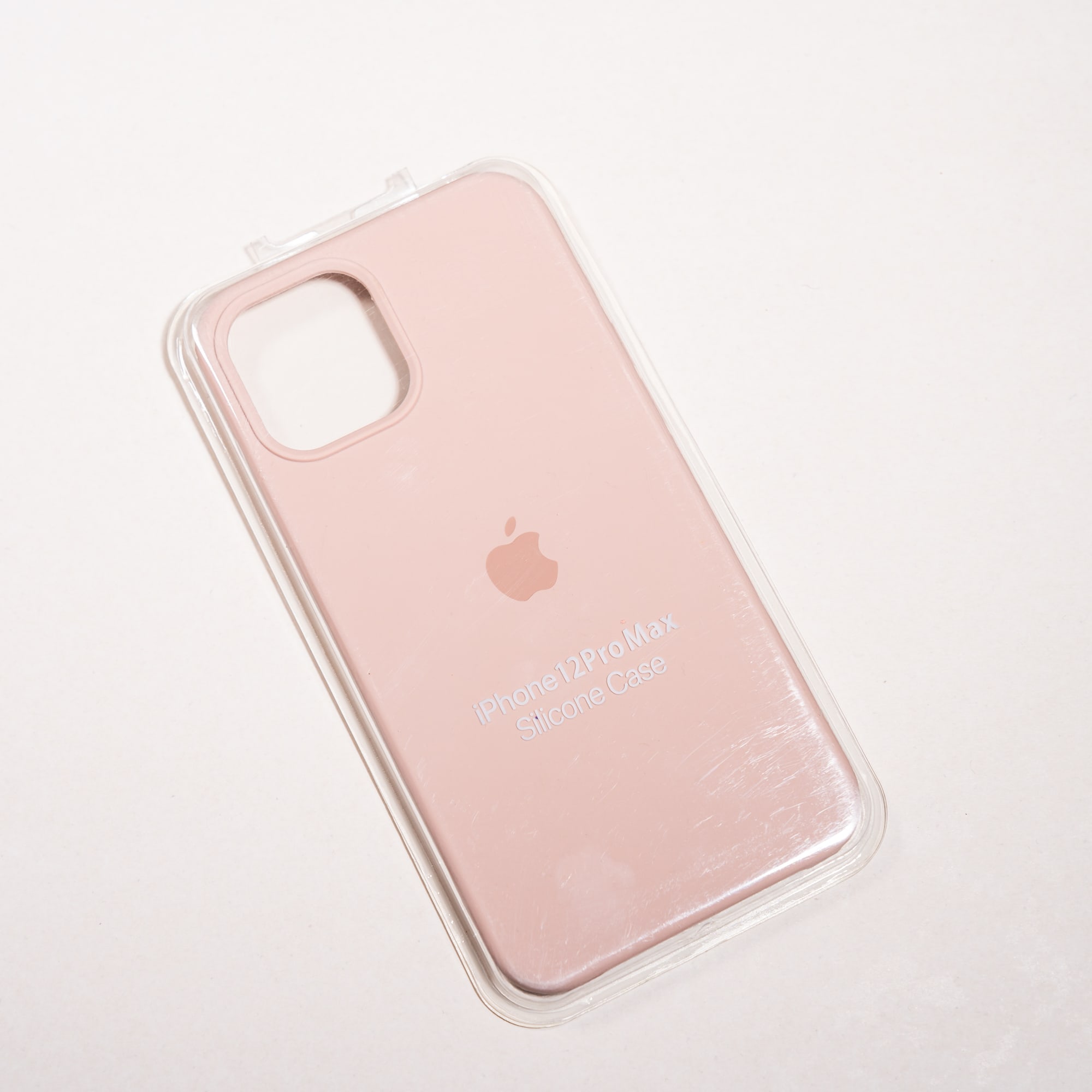 SILICONE CASE ROSADO CREMA IPHONE 12 PRO MAX | OnlyiPhone Temuco