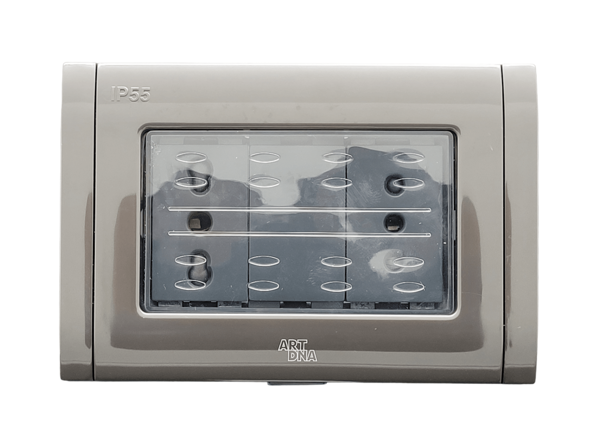 HidroBox Grafito - 2 Enchufes 10/16A | ART DNA