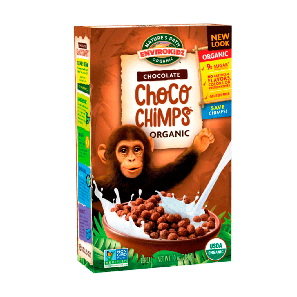 CEREAL CHOCO CHIMPS ORGÁNICO 284 GR | JAN VEGAN MARKET