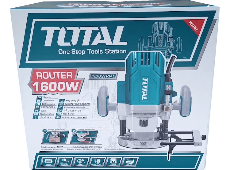 FRESADORA 1600 WATTS INDUSTRIAL TOTAL | Patio Constructor y Ferretería ...