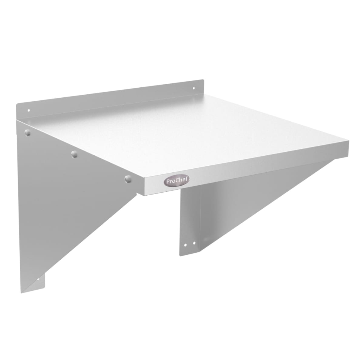 Repisa Mural Lisa 56x46 cm Acero Inoxidable para Microondas | ProChef
