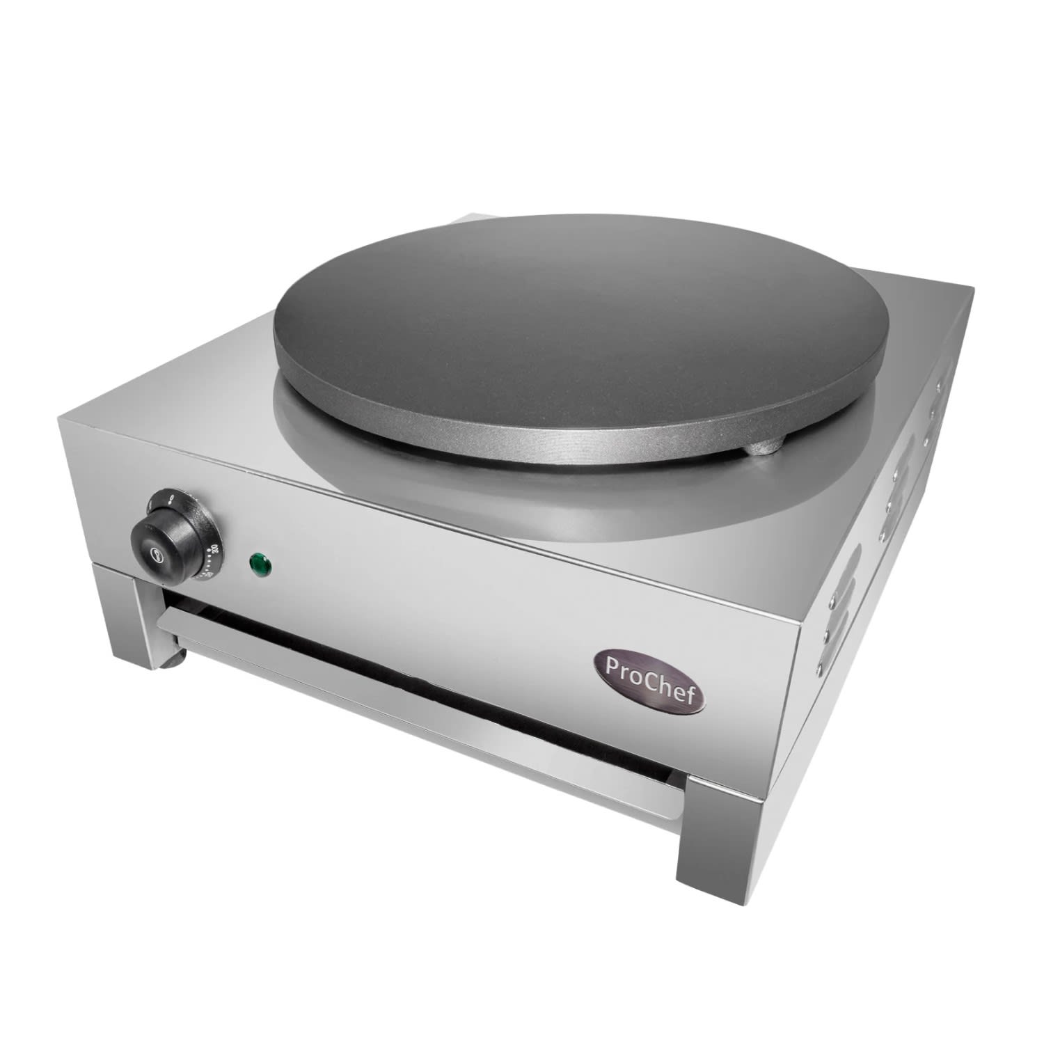 Crepera Electrica Industrial 40 cm. Acero Inoxidable | ProChef