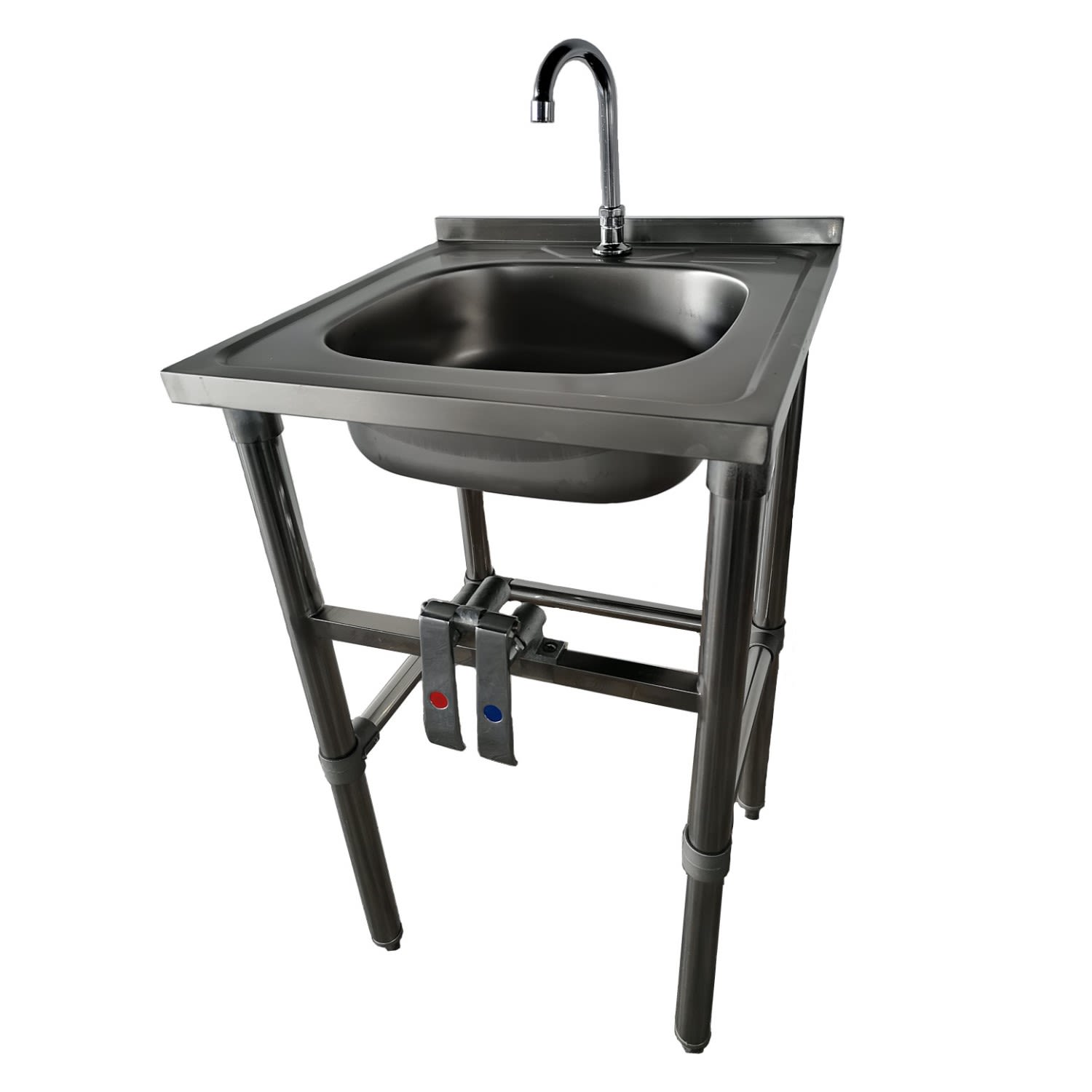 Lavamanos Accion Rodilla Acero Inox. con griferia | ct-prochef