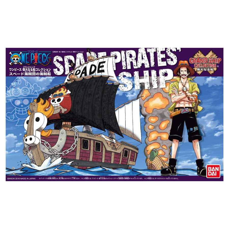 MODEL KIT ONE PIECE GRAND SHIP - SPADE PIRATES' SHIP BANDAI HOBBY ...
