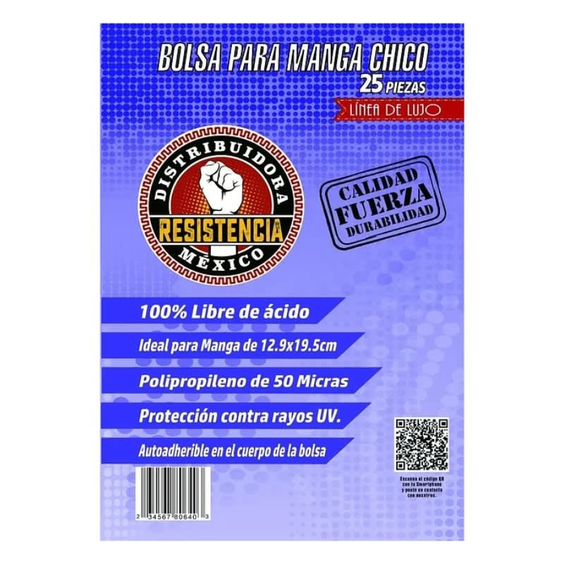Bolsa Manga Chico Lujo - 25 piezas - LA RESISTENCIA | Tsuki Manga Store
