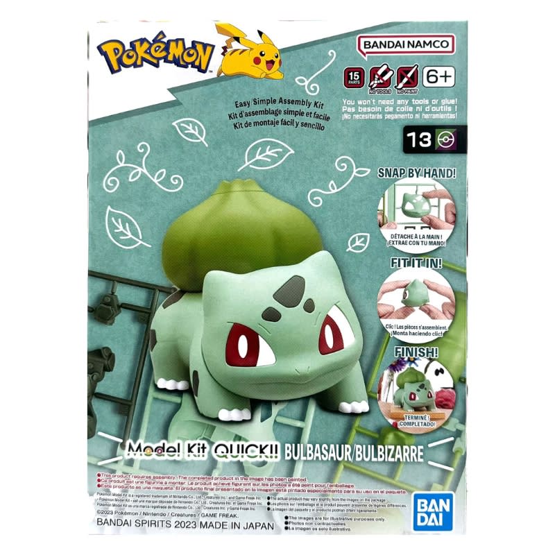 POKEMON MODEL KIT QUICK BULBASAUR BANDAI HOBBY | Tsuki Manga Store