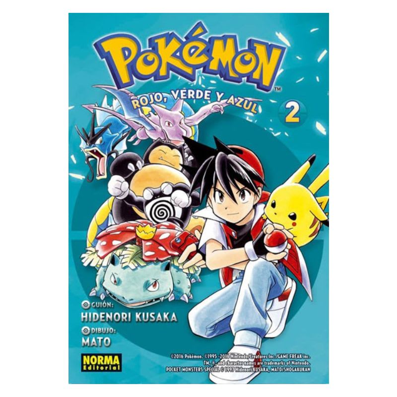 POKEMON 02. ROJO, VERDE Y AZUL 02 - NORMA | Tsuki Manga Store