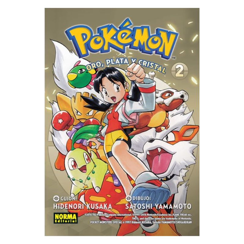 POKEMON 06. ORO,PLATA Y CRISTAL 02 - NORMA | Tsuki Manga Store