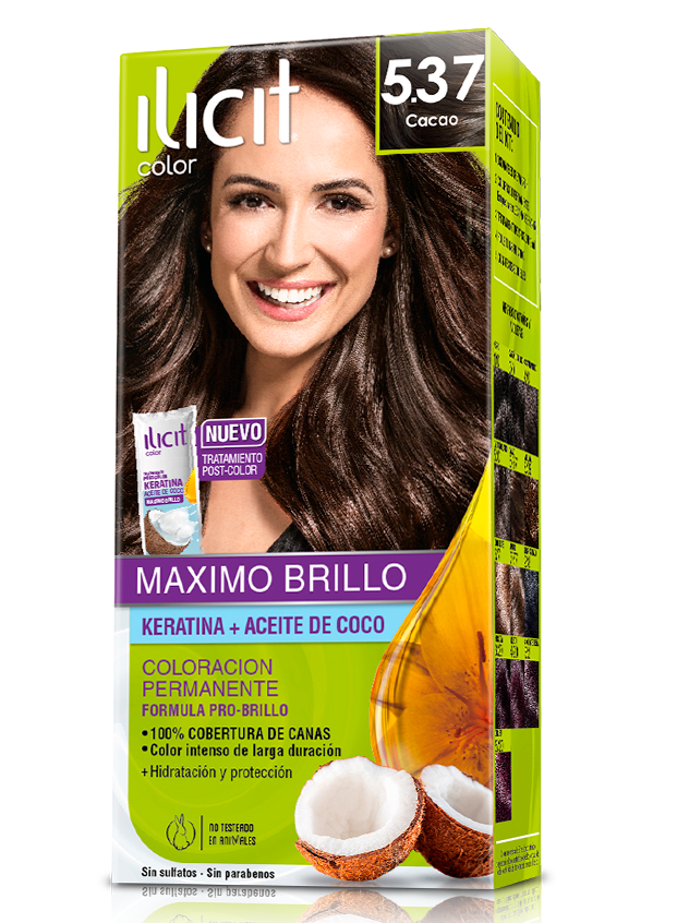 TINTURA ILICIT 5.37 CACAO 45GR | IMPORTADORA Y DISTRIBUIDORA CAREMARC