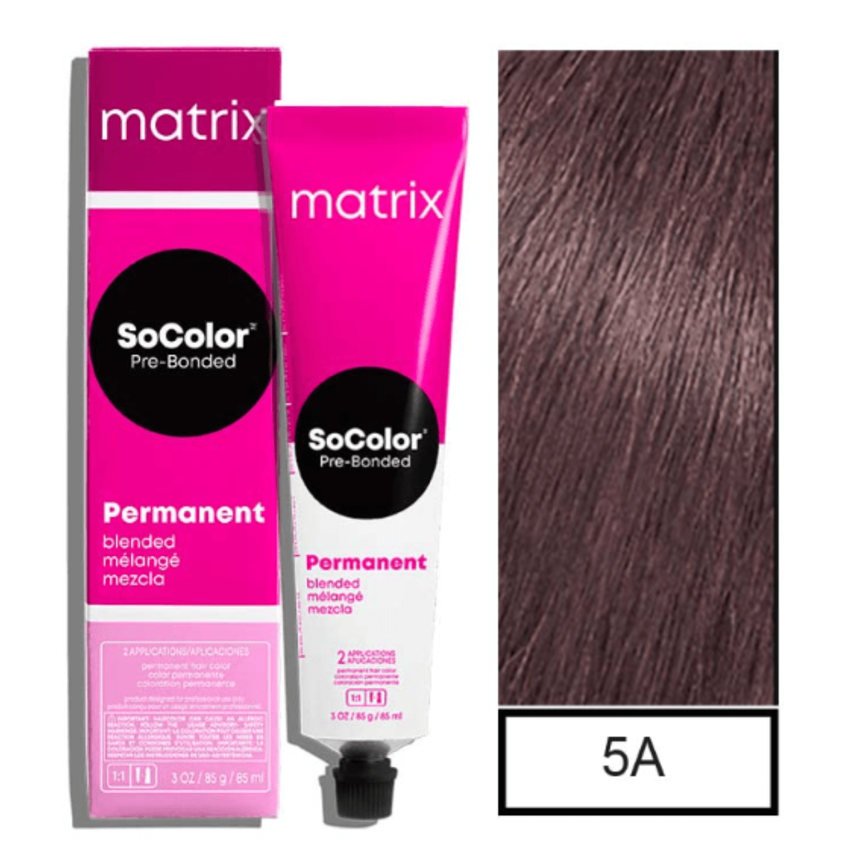 TINTURA MATRIX SOCOLOR 5A (5.1 CASTAÑO CLARO CENIZA)90ML | IMPORTADORA Y DISTRIBUIDORA CAREMARC