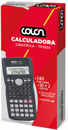 CALCULADORA COLÓN CIENTIFICA 240 FUNCIONES | IMPORTADORA Y DISTRIBUIDORA CAREMARC