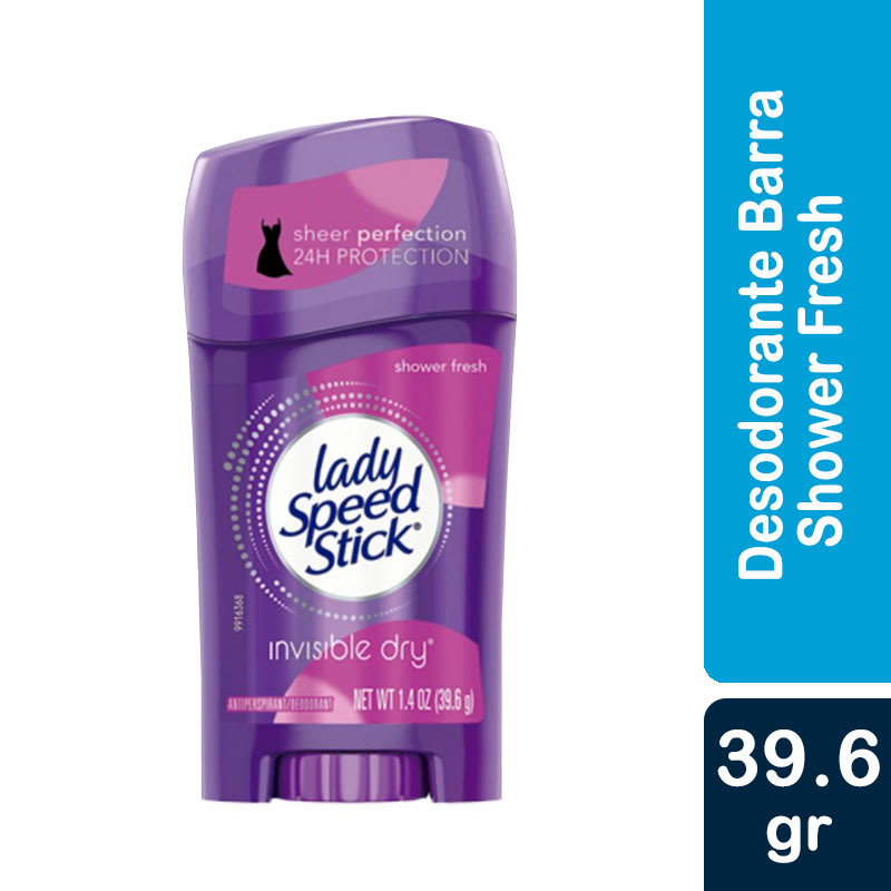 DESODORANTE BARRA LADY SPEED STICK SHOWER FRESH 39.6GR | IMPORTADORA Y DISTRIBUIDORA CAREMARC