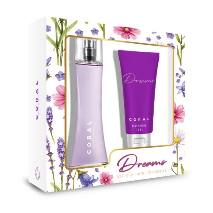 SET CORAL DREAMS FRAGANCIA 100ML + LOCION CORPORAL 70ML | IMPORTADORA Y DISTRIBUIDORA CAREMARC