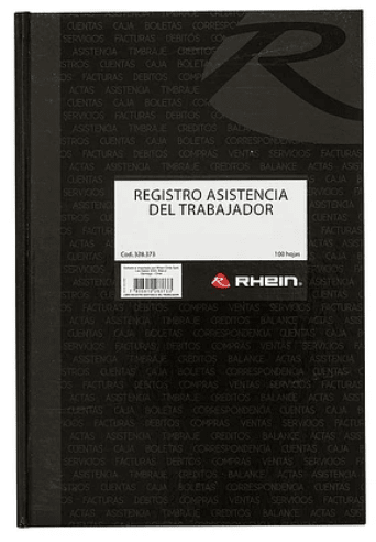 LIBRO DE ASISTENCIA 100 HOJAS RHEIN | IMPORTADORA Y DISTRIBUIDORA CAREMARC