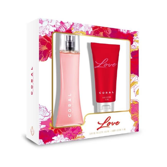 SET CORAL LOVE FRAGANCIA 100ML + LOCION CORPORAL 70ML | IMPORTADORA Y DISTRIBUIDORA CAREMARC