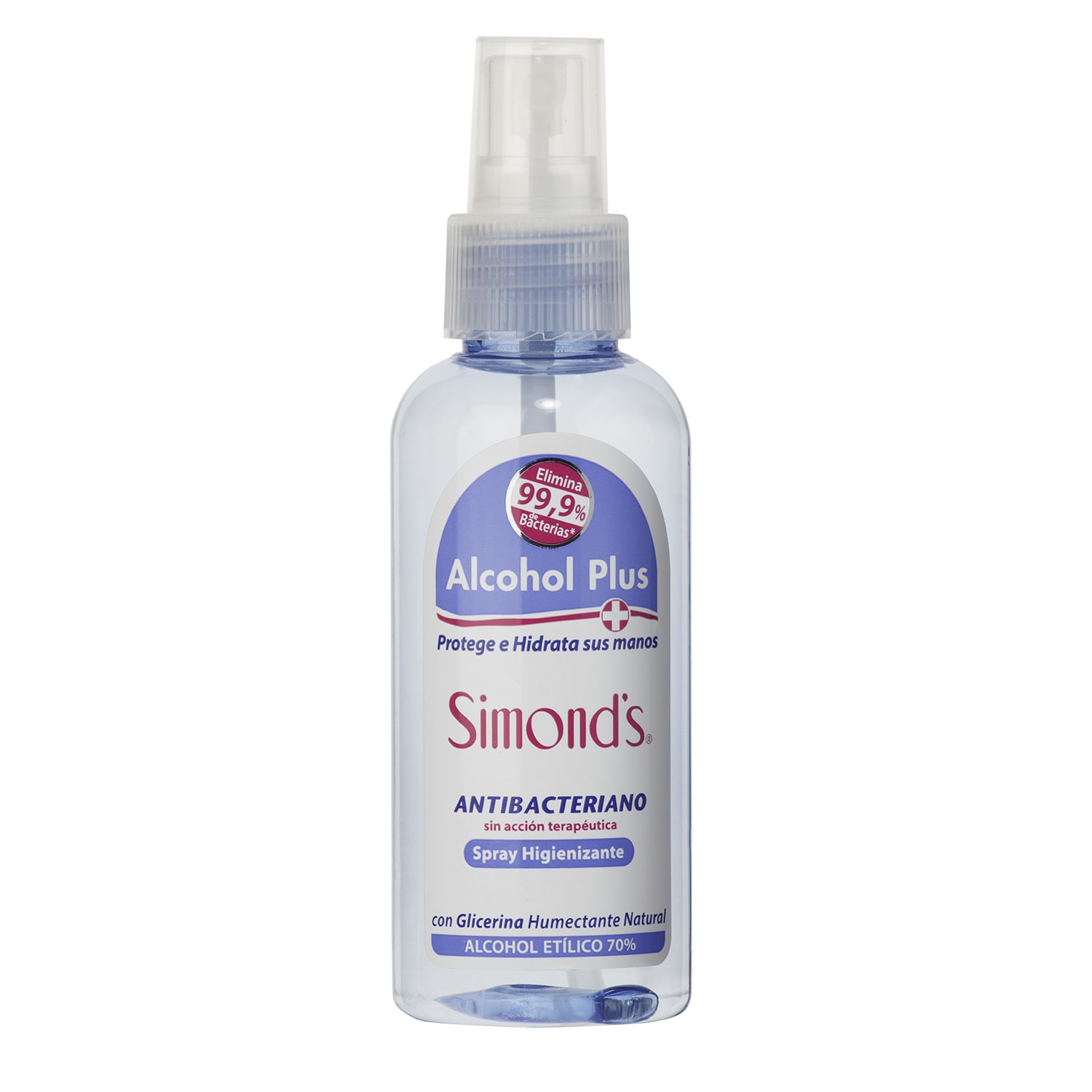ALCOHOL PLUS 130ML SIMOND´S | IMPORTADORA Y DISTRIBUIDORA CAREMARC