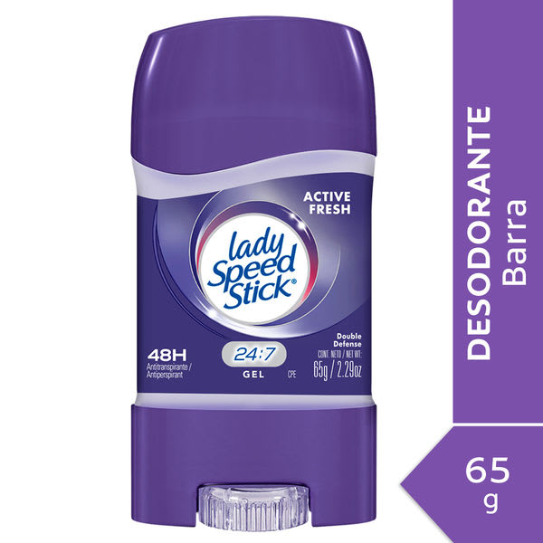 Desodorante Gel Lady Speed Stick Active Fresh 24/7 65 Gr | IMPORTADORA ...
