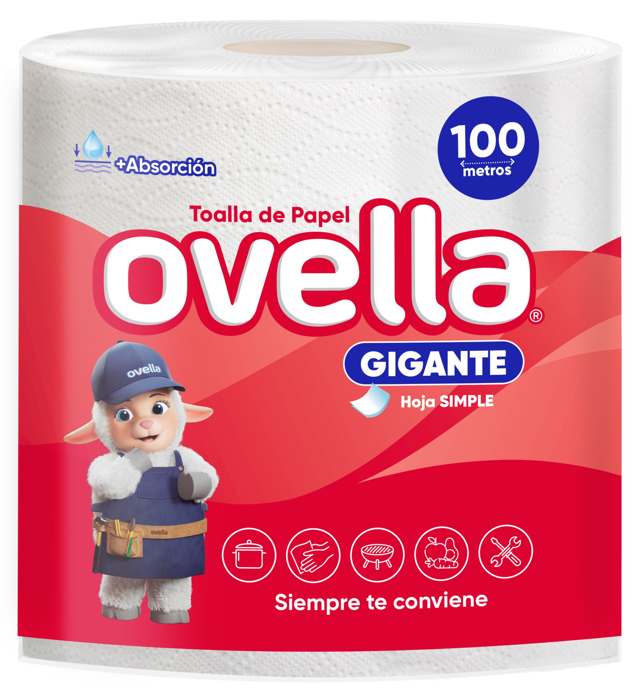 TOALLA DE PAPEL OVELLA H/S 100 METROS | IMPORTADORA Y DISTRIBUIDORA ...