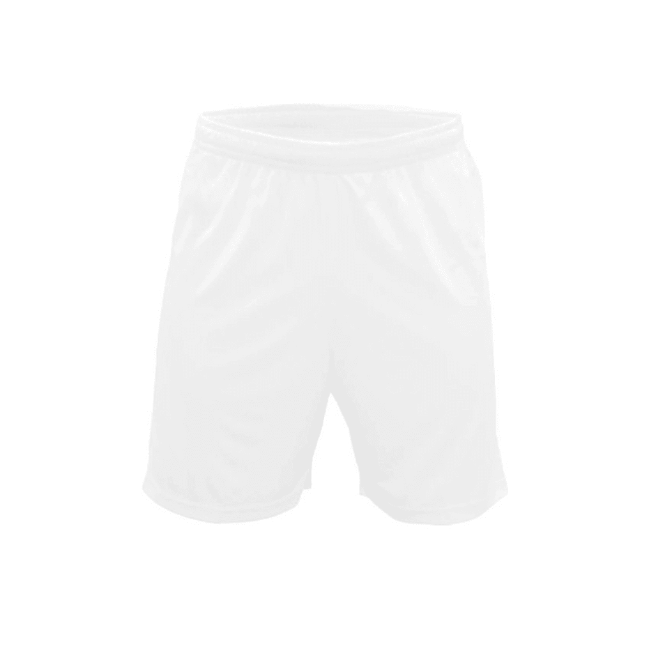 SHORT FUTBOL BLANCO LISO | Zona Deporte