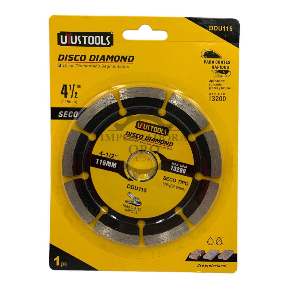 Disco diamantado segmentado 4 1/2" ddu115 | Importadora Oro Limitada