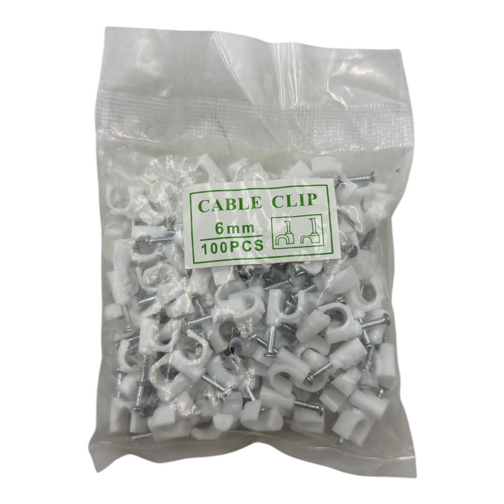 Grampa para cable coaxial 6mm | Importadora Oro Limitada