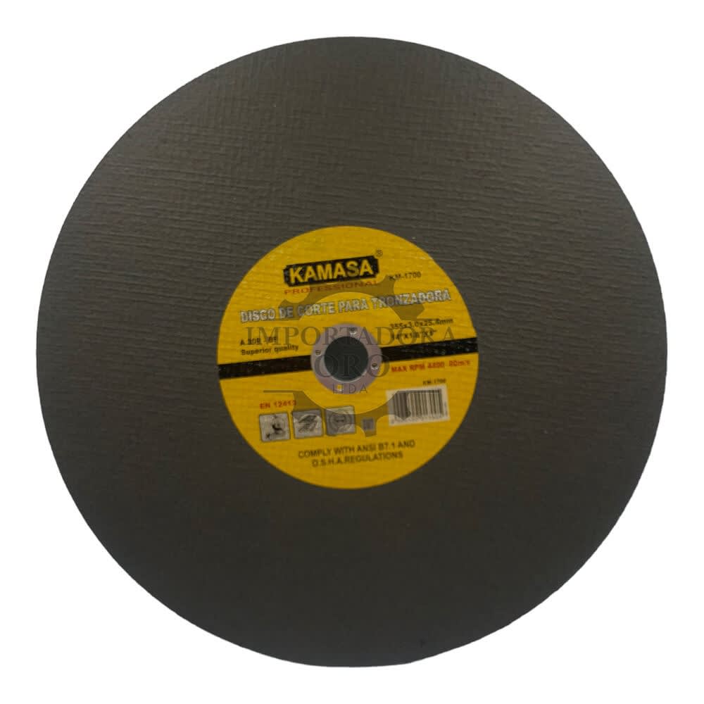 Disco de corte para tronzadora 14" km1700 | Importadora Oro Limitada