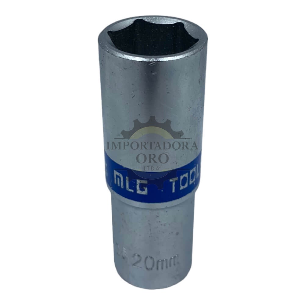 Dado largo hexagonal 1/2" x 20mm | Importadora Oro Limitada