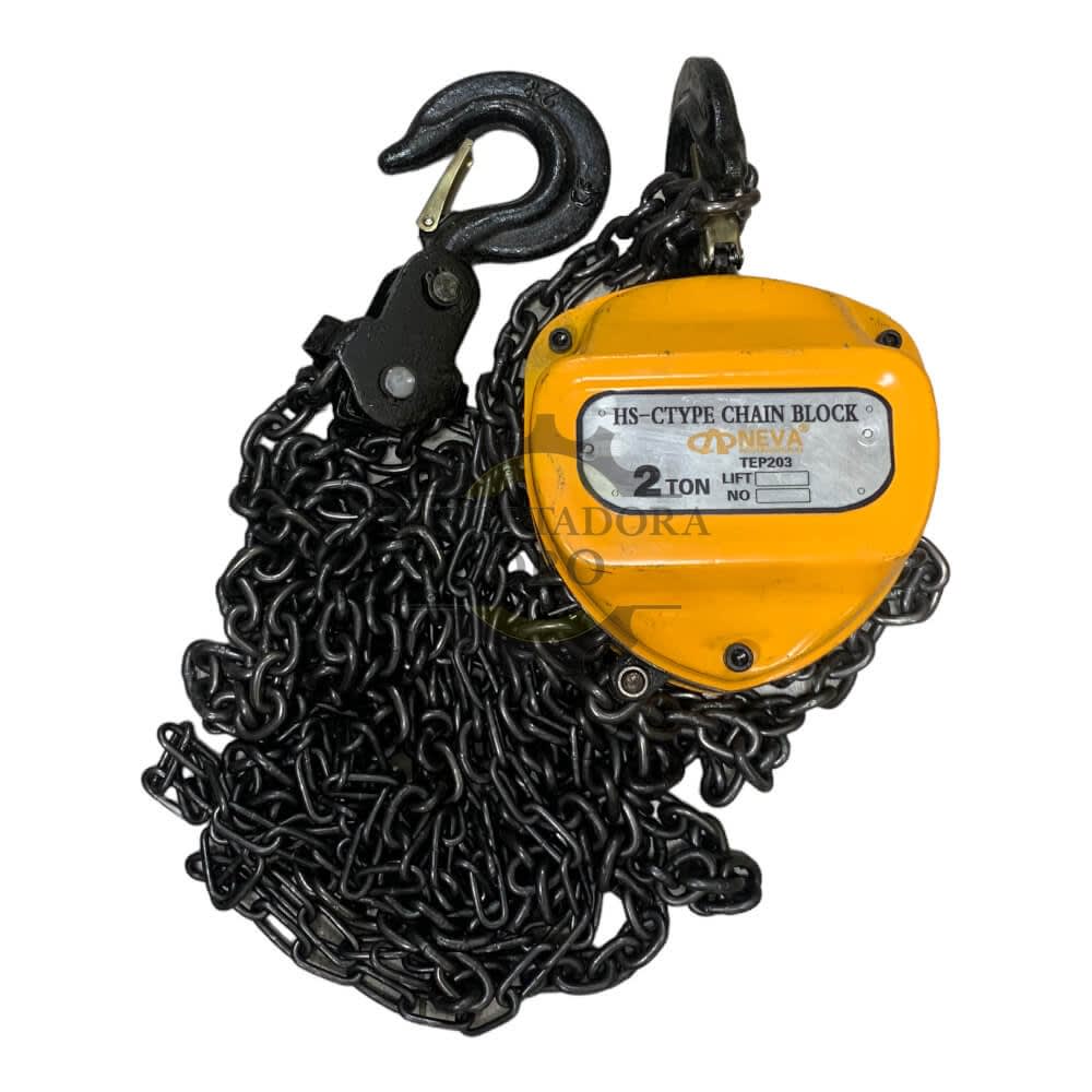 Tecle manual 2 ton amarillo tep203 | Importadora Oro Limitada
