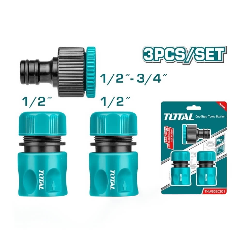 Juego de Conexiones Rapido 3pcs para manguera Thws030301 | Importadora ...