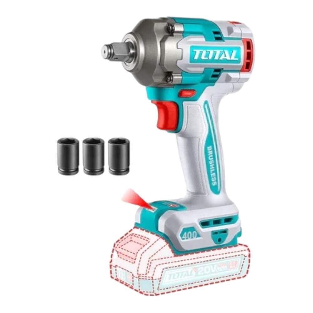 Llave de impacto inalambrico 1/2" 20v 500nm TIWLI20501 | Importadora ...