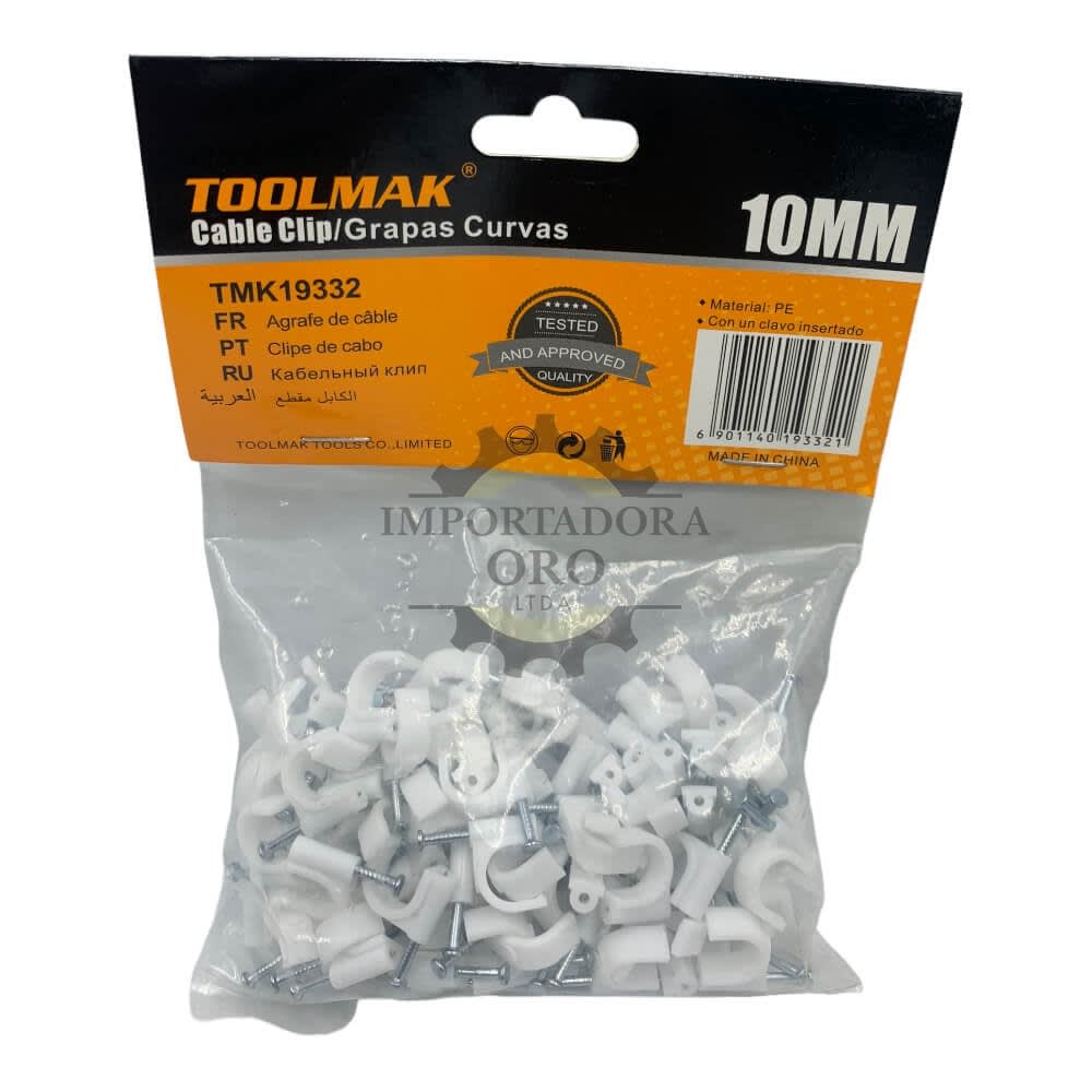 Grampa para cable coaxial 10mm Tmk19332 | Importadora Oro Limitada