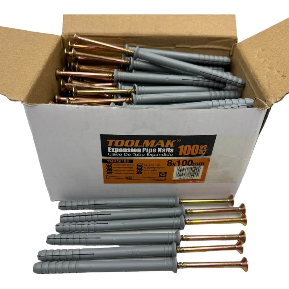 Tarugo clavo 8x100mm 100 unidades TMK20199 | Importadora Oro Limitada