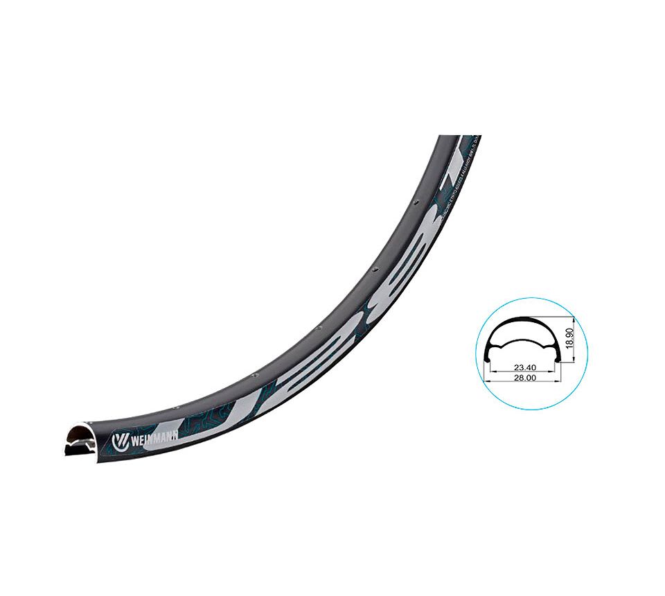 Llanta Weinmann 29 U28 TL Negra 32h F/V | Bicicletas Punto21 Talca