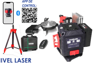 Nivel láser 12 líneas LL2212 5V 2.4Ah | Maqrental