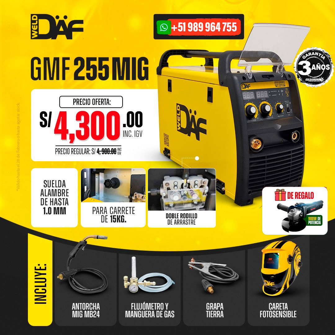 Máquina de Soldar MIG 250A DAF | TSP