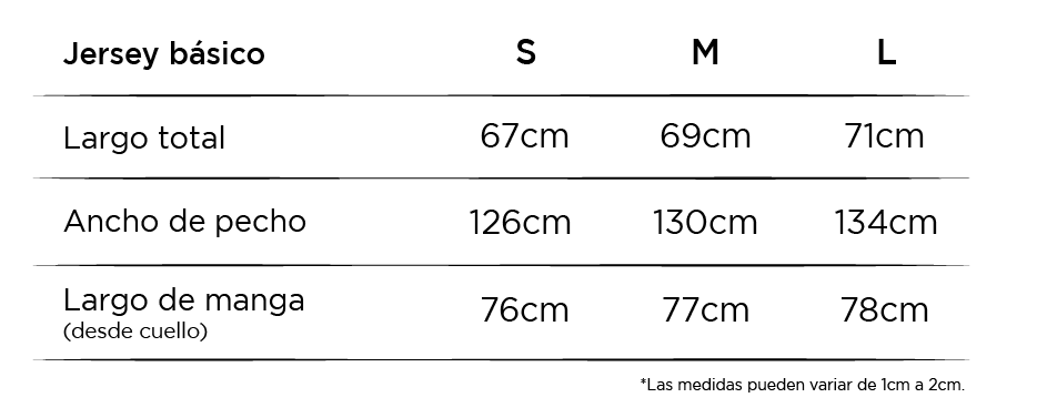 Jersey Básico Adulto | Market Perú