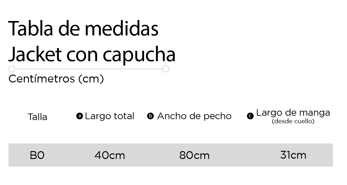 Jacket con Capucha Bebés | Market Perú