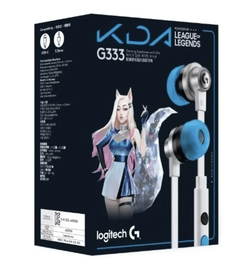 Audífonos Gamer In-Ear G333 KDA Logitech | Digitalchoice