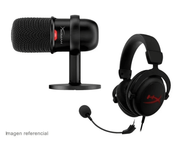 Set Streamer Audífonos Cloud Core + Micrófono Solocast HyperX ...