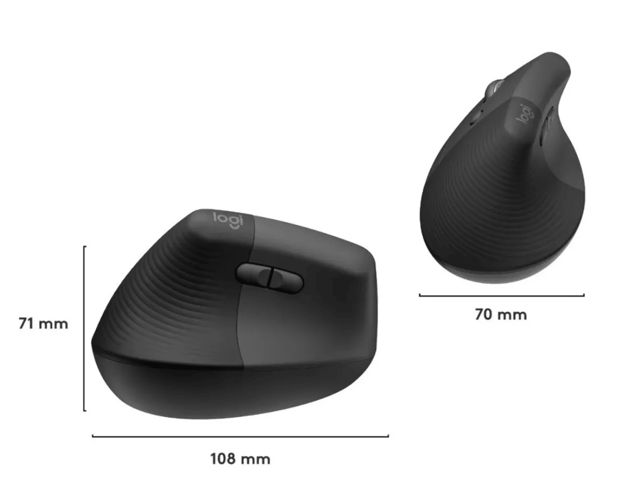Mouse Inalámbrico Lift Vertical Ergonomic Mano Izquierda Logitech ...