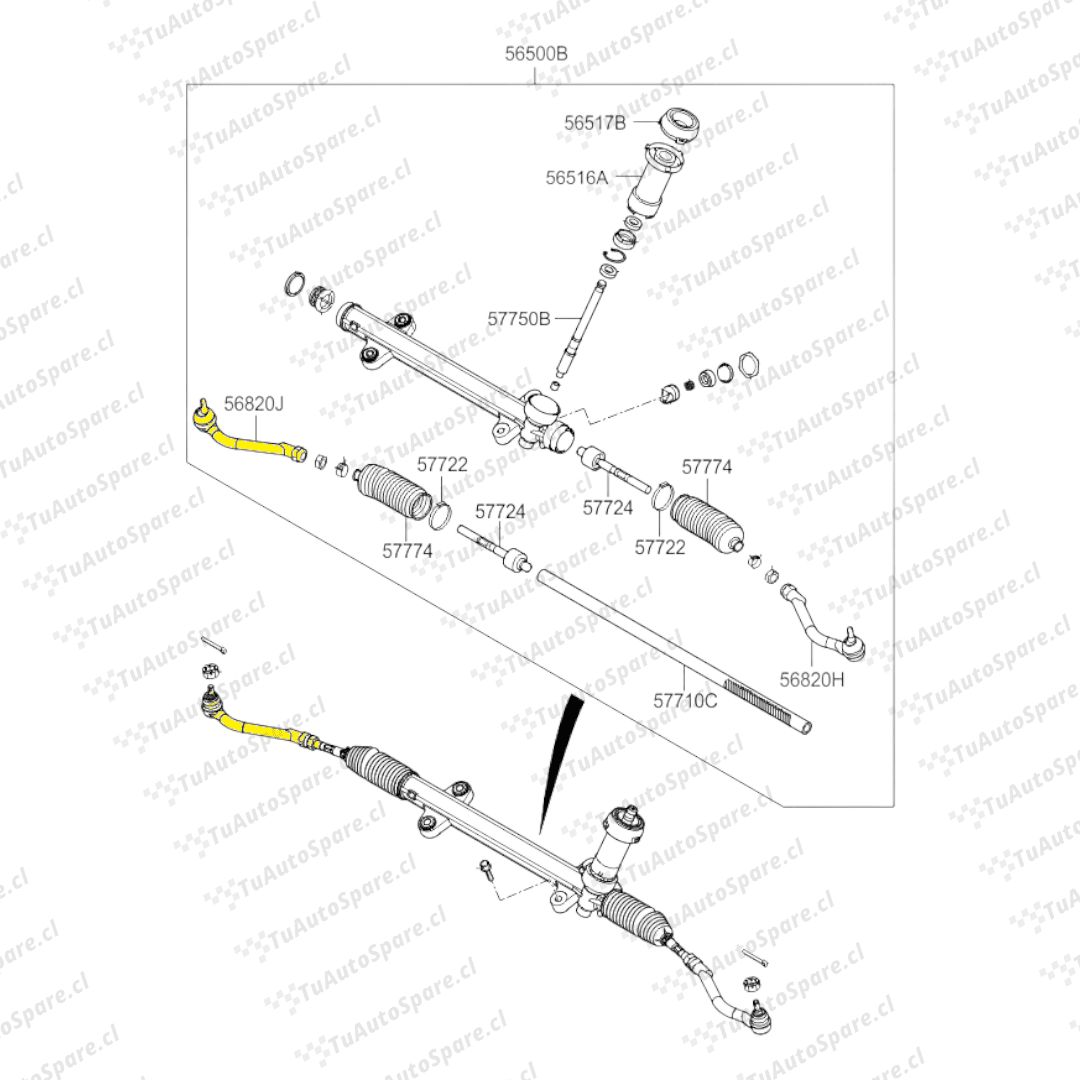 Terminal Direccion OPTIMA 2010-2015, Derecho | TuAutoSpare.cl