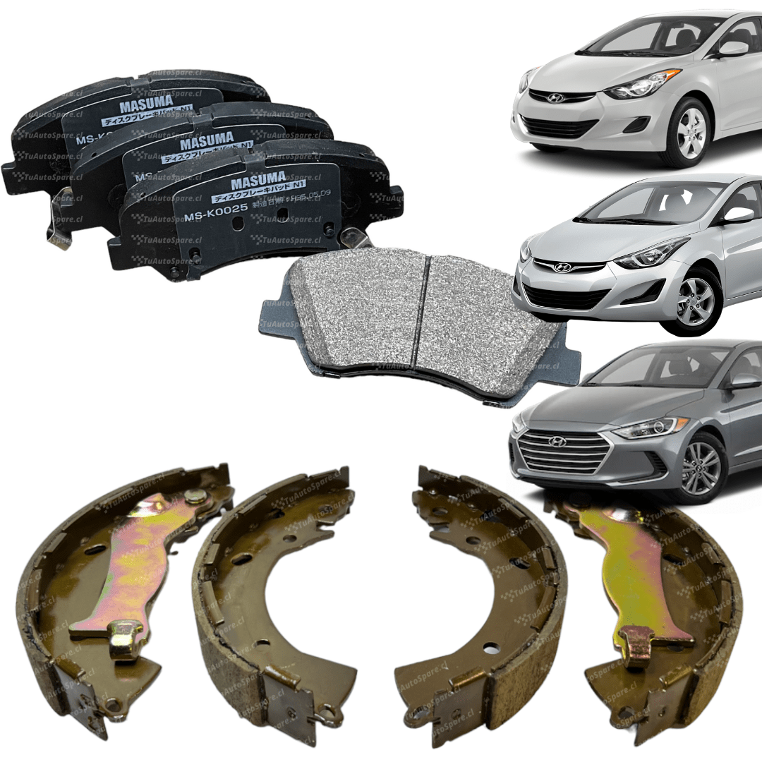 Kit Pastilla Freno Delantera + Balata ELANTRA (1.6 G4FG) 2011-2016 ...
